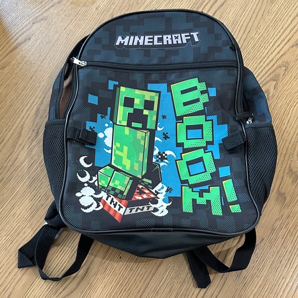Minecraft | Accessories | Minecraft Creeper Black And Green Kids ...